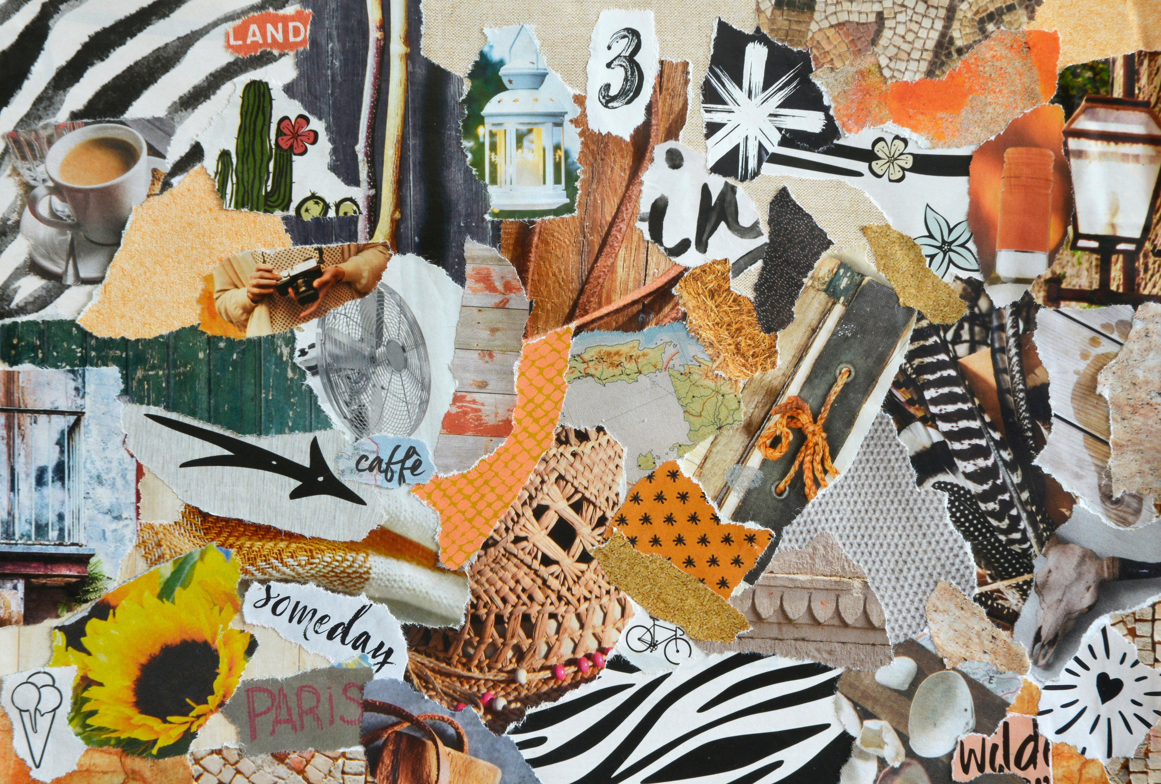 How to use Monoprinting in Art Collages | Gel Press - Gel Press