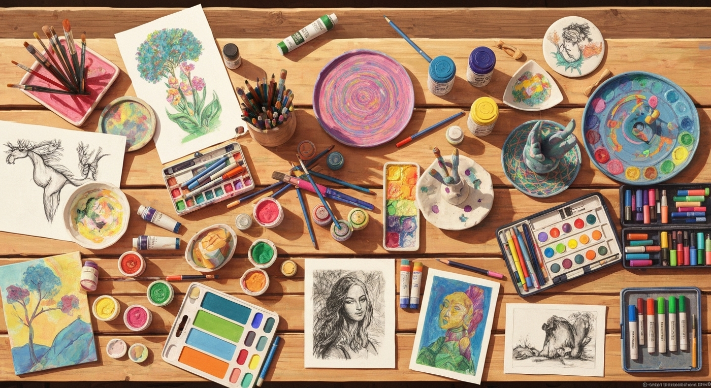 25+ Fun Art Ide25+ Fun Art Ideas for All Ages – Easy At-Home Projects ...