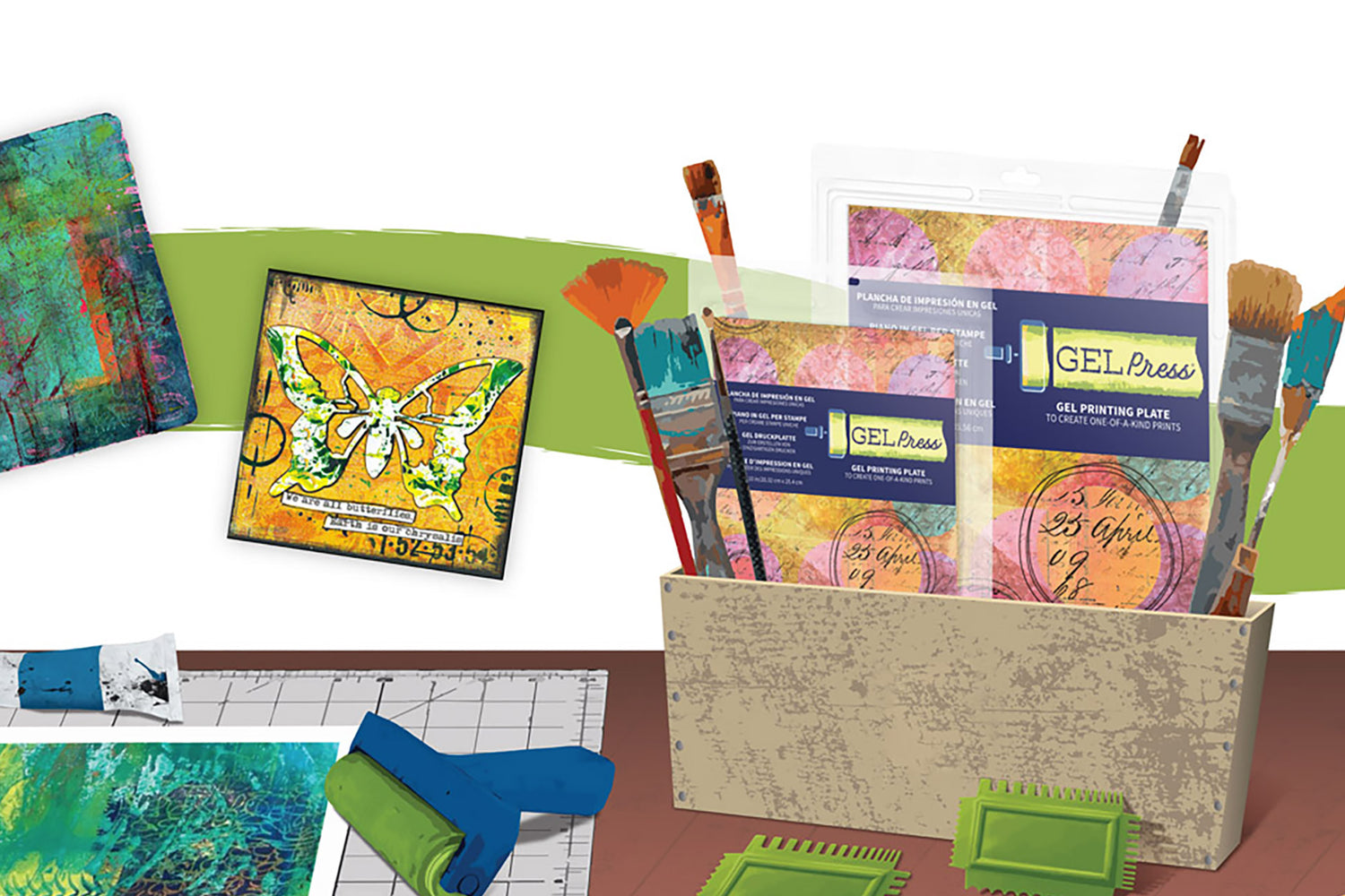 Gel Press Printmaking Art Supplies