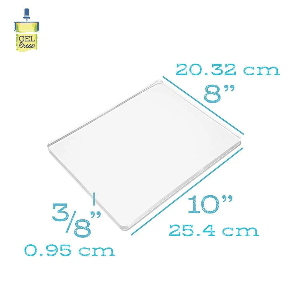 8x10 Large Gel Plate for Printing | Gel Press